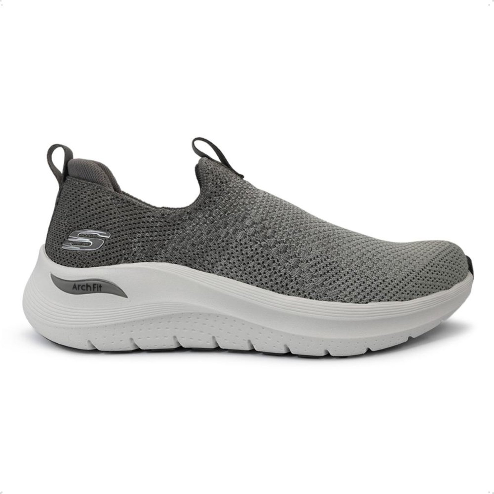 Tênis Skechers Masculino Slip On Arch Fit 2.0 - Farum 232704 Cinza | 4MEN