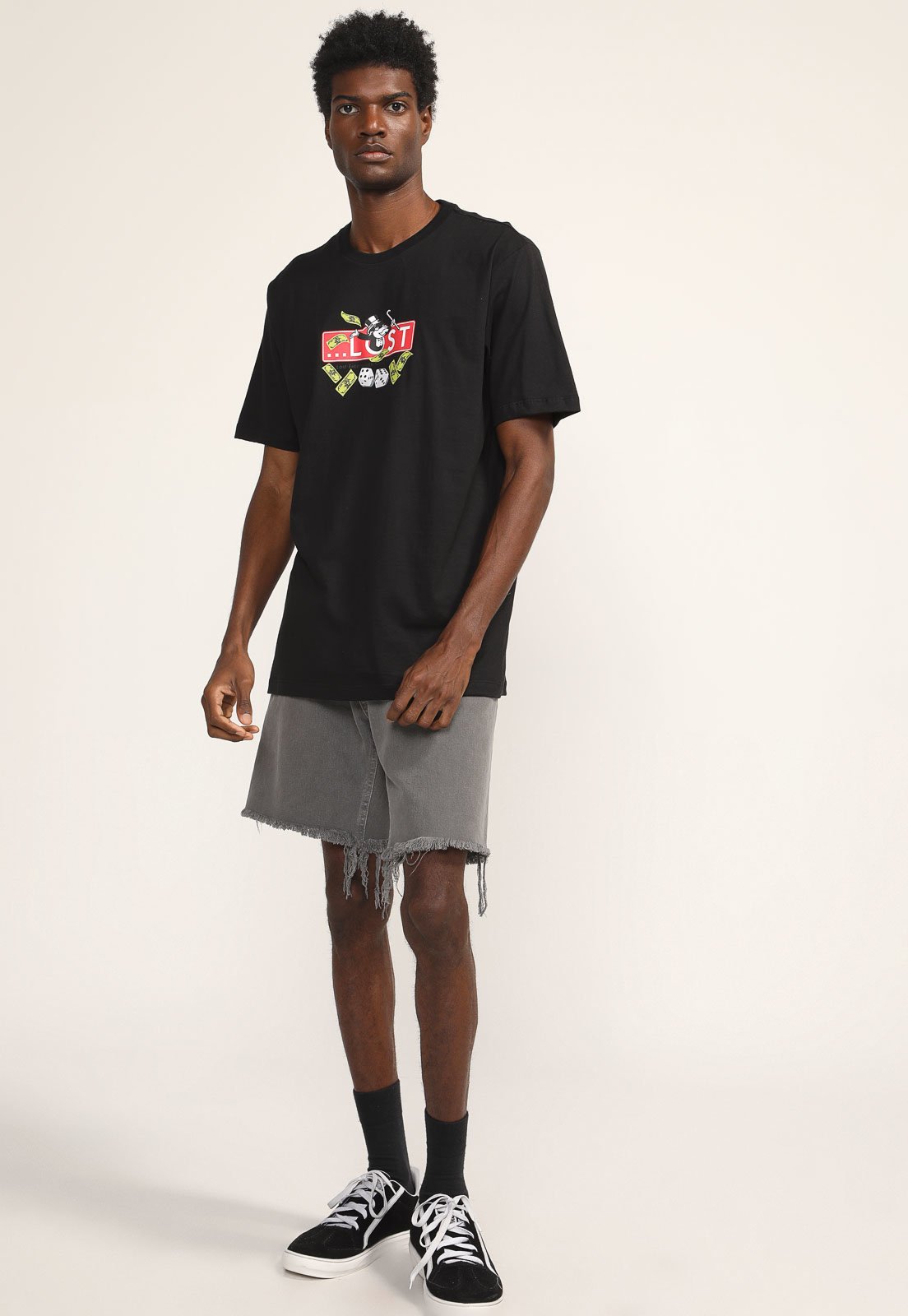 Camiseta ...Lost Monopoly Preta - Compre Agora | Dafiti Brasil