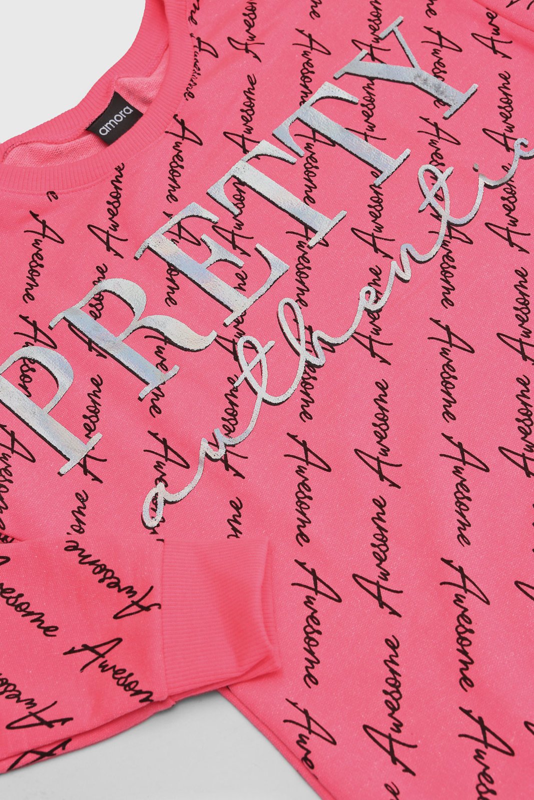 Vestido Amora Juvenil Lettering Rosa - Compre Agora | Dafiti Brasil