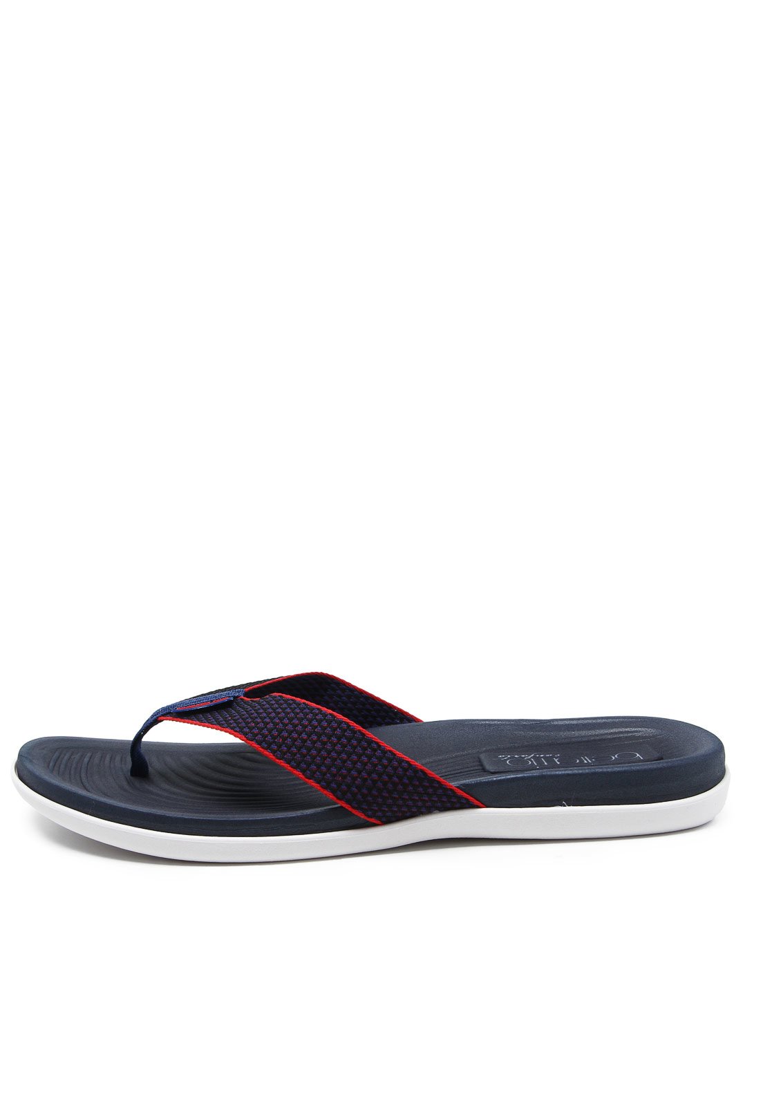Chinelo Beira Rio Logo Azul - Compre Agora | Dafiti Brasil