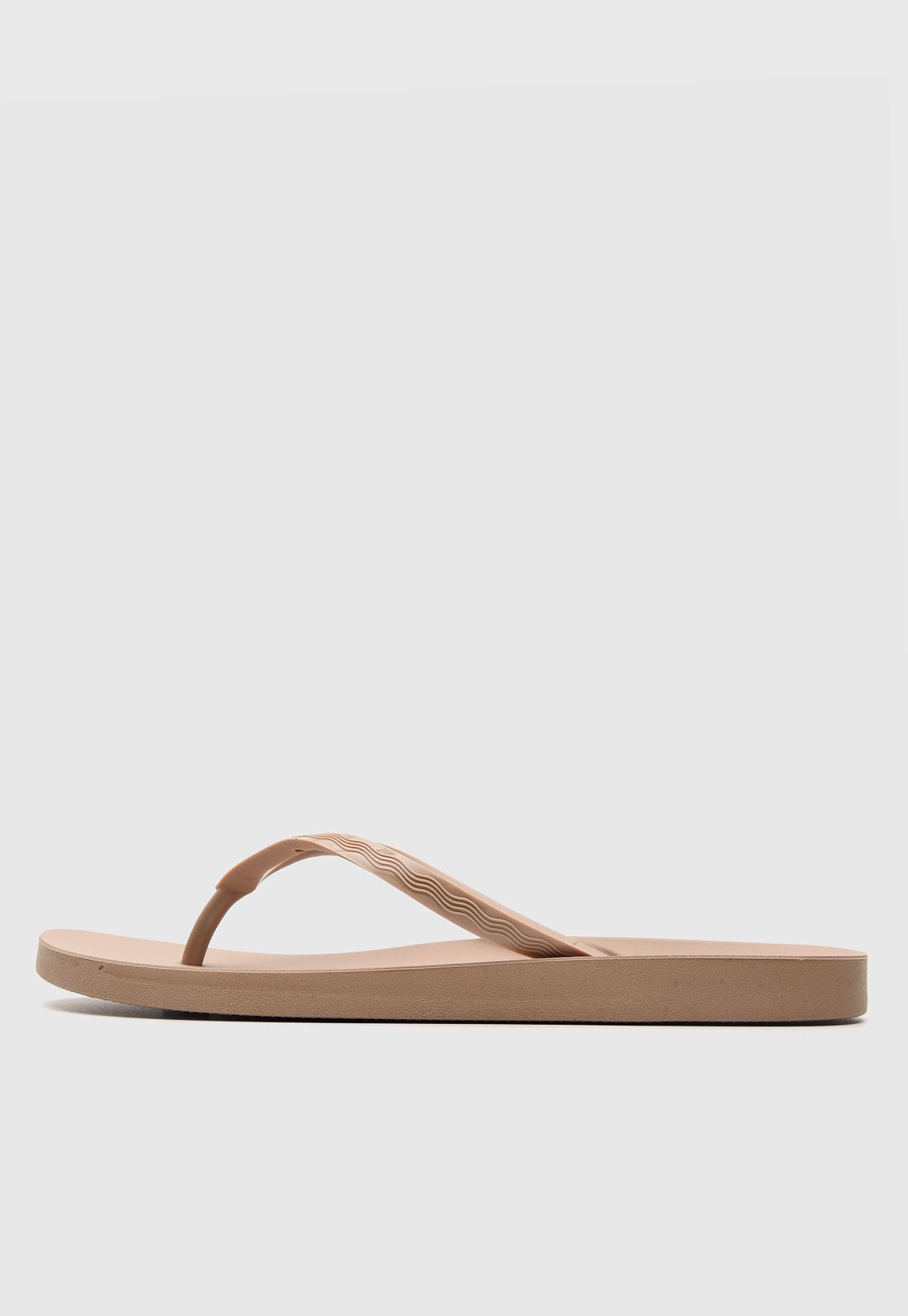 Chinelo Beira Rio Logo Bege - Compre Agora | Dafiti Brasil