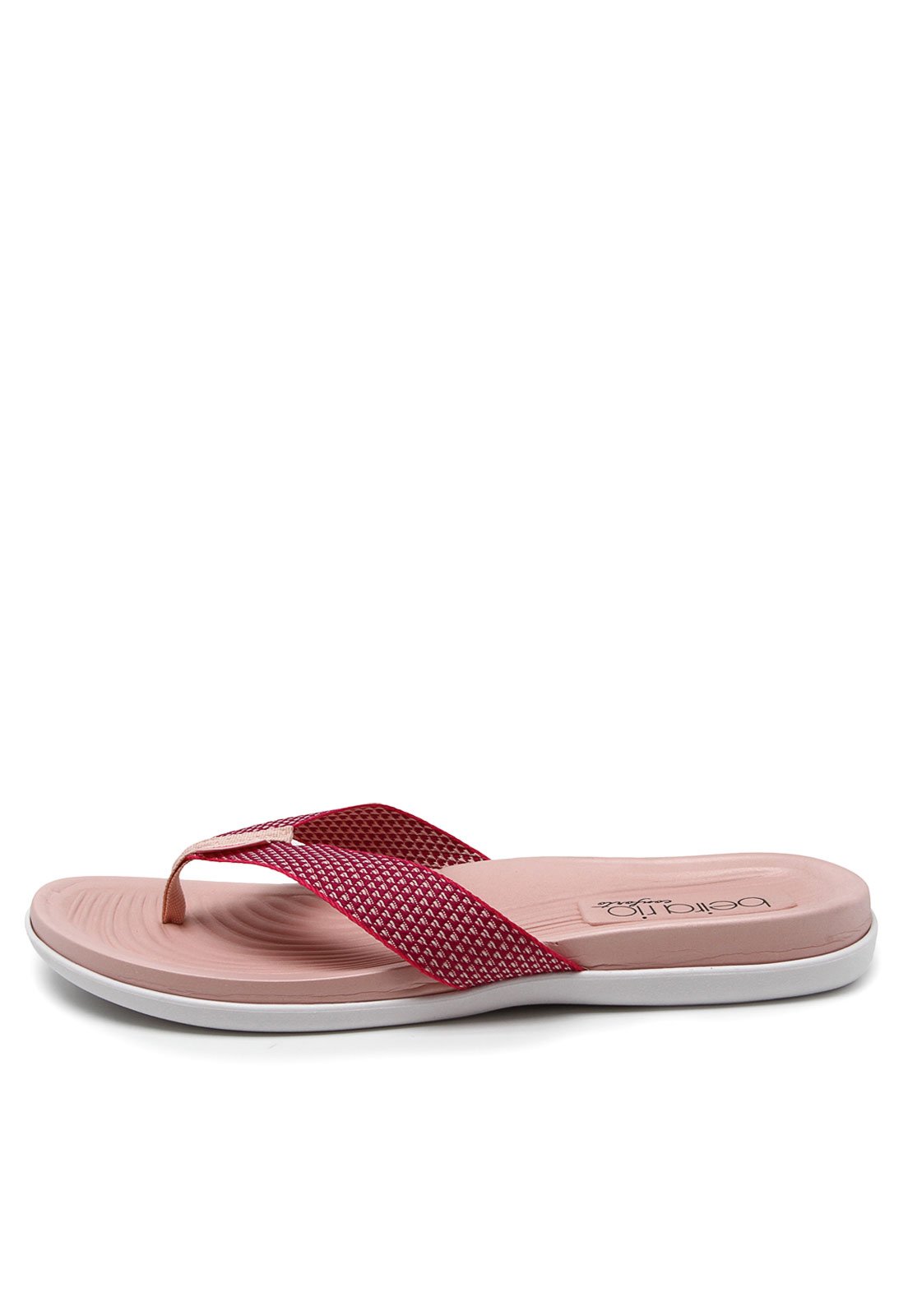 Chinelo Beira Rio Logo Rosa - Compre Agora | Dafiti Brasil