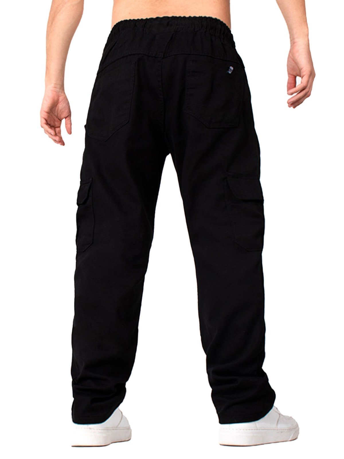Calça Jogger Cargo Masculina Sem Punho Preto Compre Agora Kanui Brasil