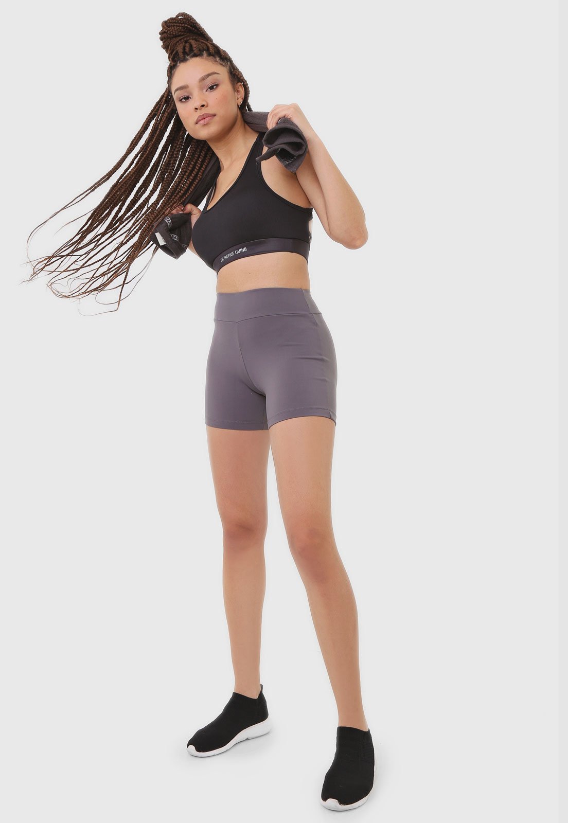 Short COSTA RICA Liso Cinza - Compre Agora | Dafiti Brasil