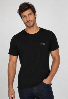 Camiseta Masculina Colcci Lettering Preta - Compre Agora | Dafiti Brasil