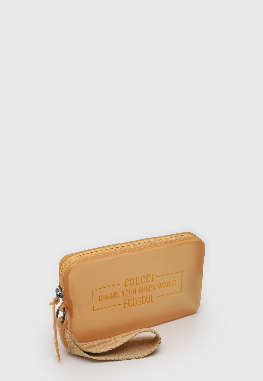 Clutch Colcci Lettering Amarela - Compre Agora | Dafiti Brasil