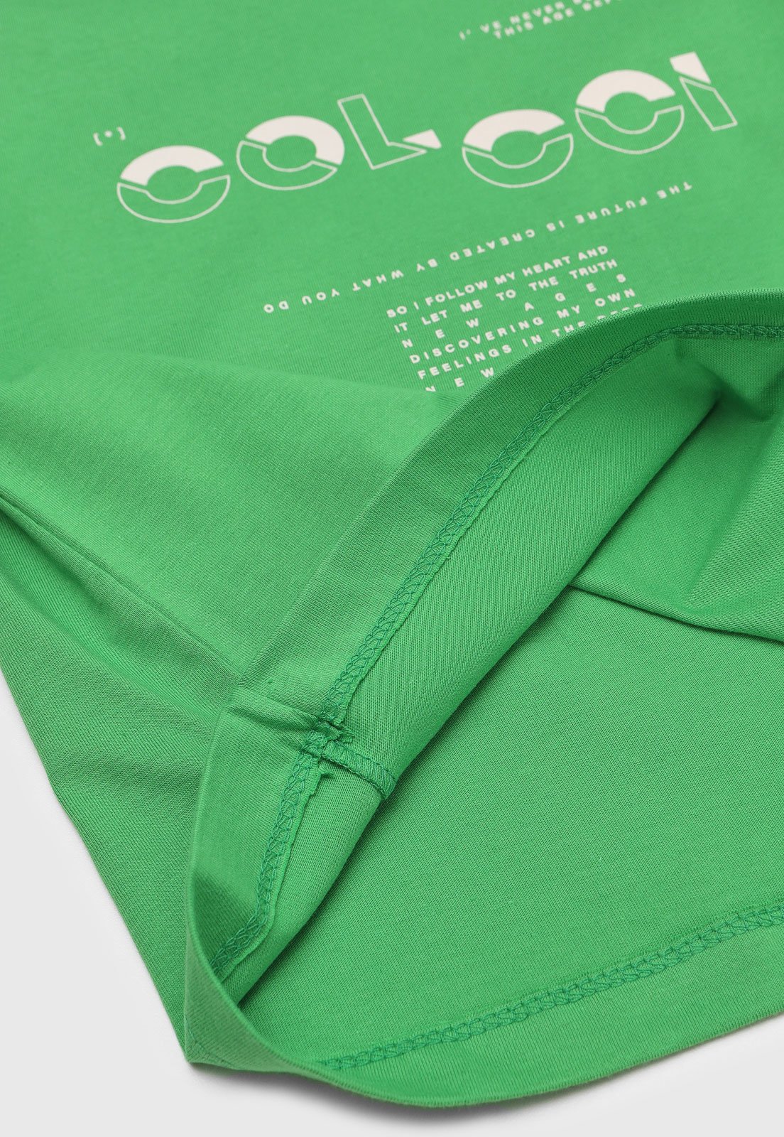 Camiseta Colcci Fun Infantil Logo Verde - Compre Agora | Dafiti Brasil