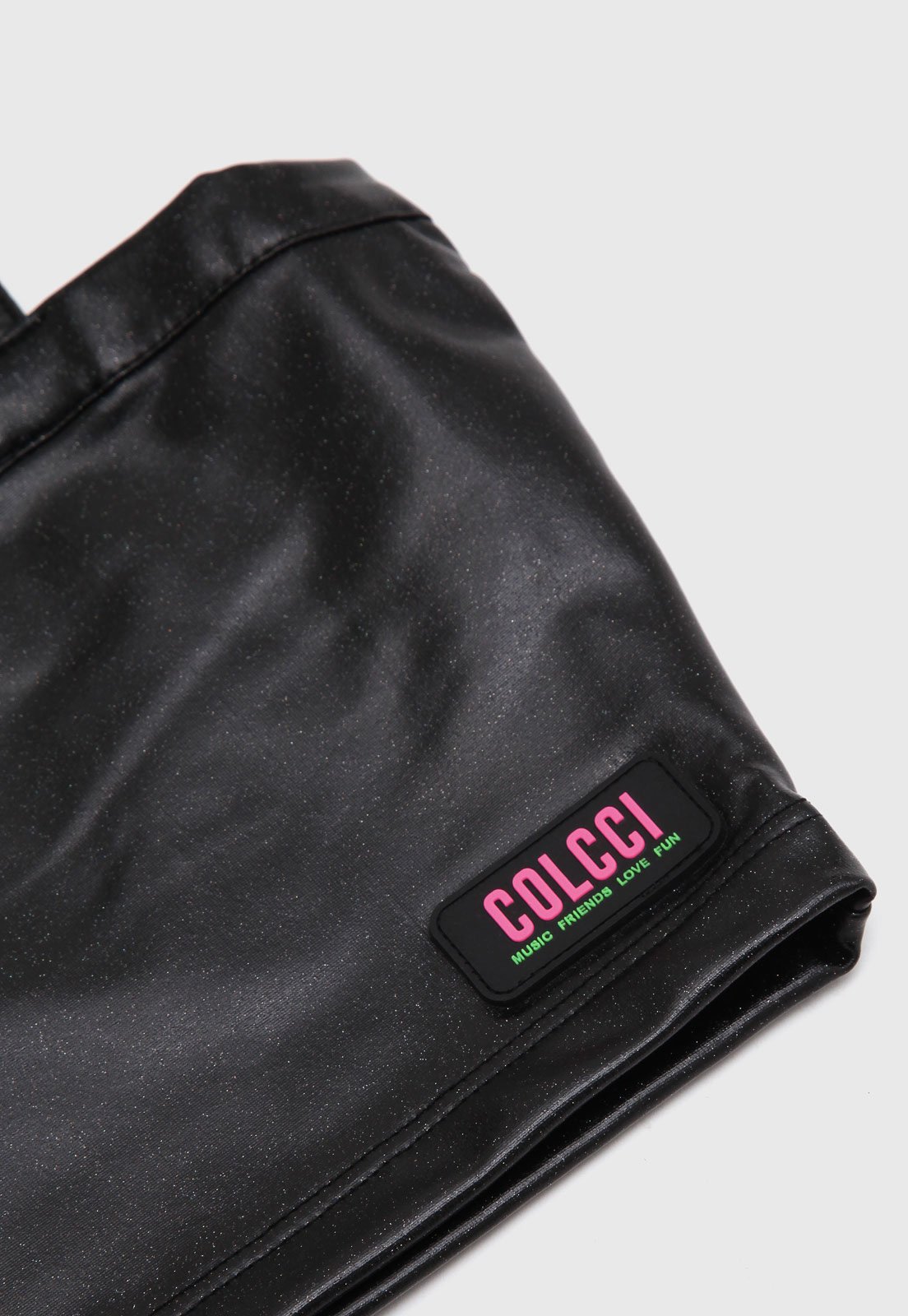 Regata Cropped Colcci Fun Infantil Metalizada Preto - Compre Agora ...
