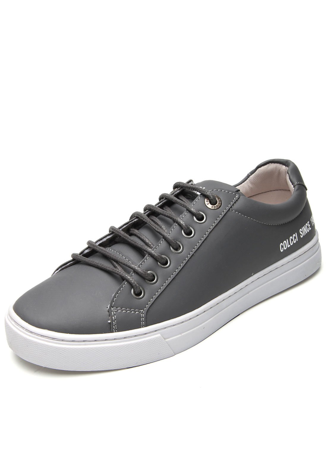 Sapatênis Colcci Lettering Cinza - Compre Agora | Dafiti Brasil