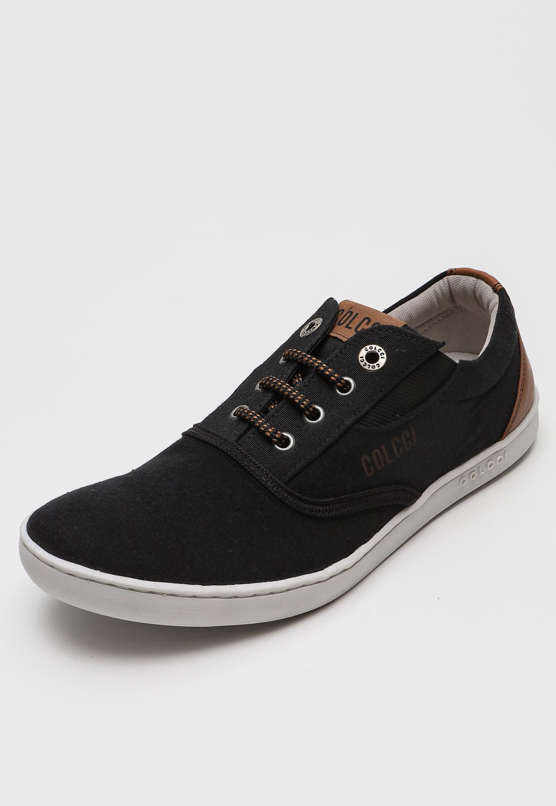 Sapatênis Colcci Lettering Preto - Compre Agora | Dafiti Brasil