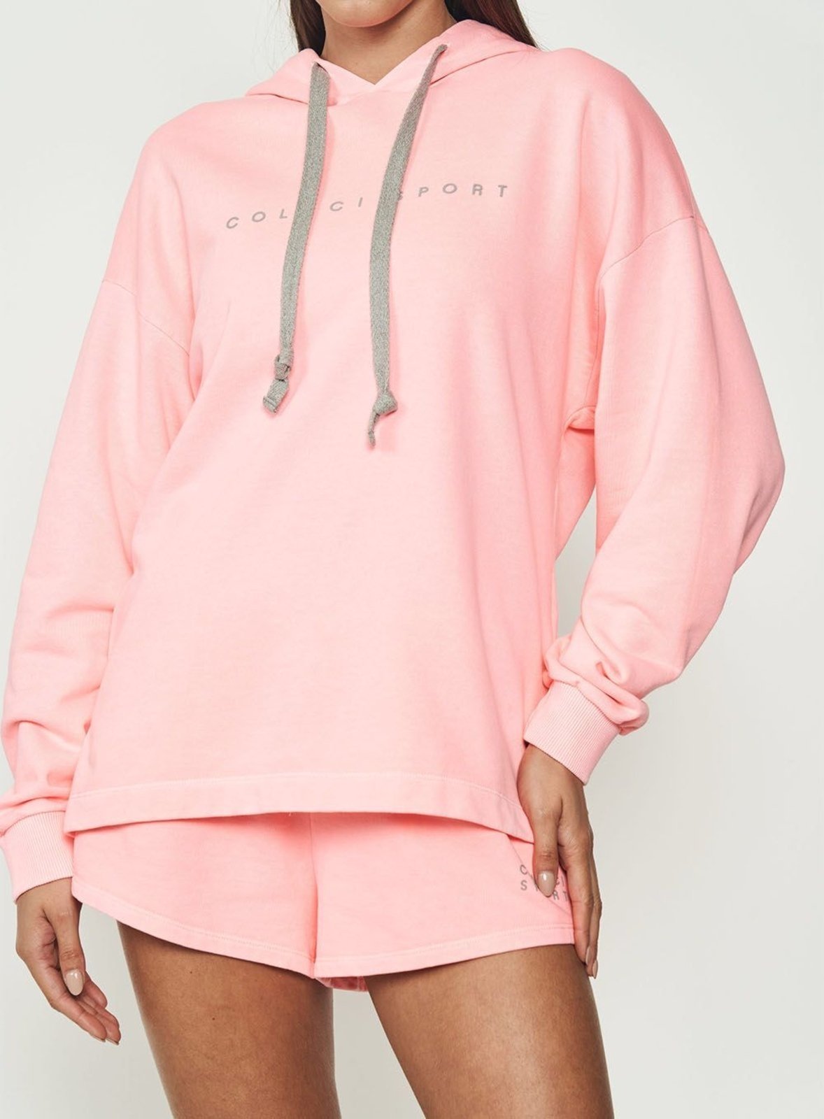 Blusão Moletom Com Capuz Colcci Rosa - Compre Agora | Dafiti Brasil