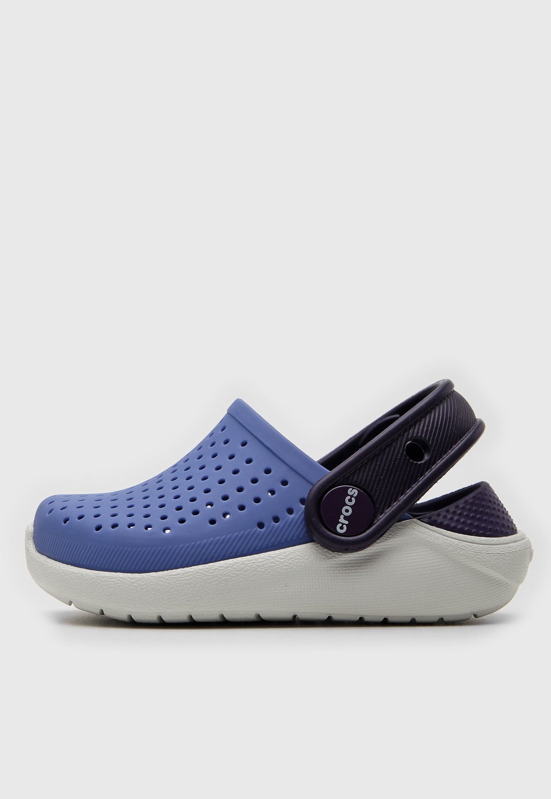 Babuche Crocs Infantil Lite Ride Azul - Compre Agora | Dafiti Brasil