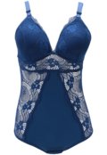 Body Modelador Dilady Renda Preto - Compre Agora | Dafiti Brasil