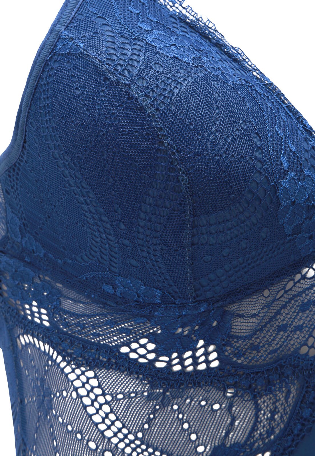 Body Modelador Dilady Renda Azul - Compre Agora | Dafiti Brasil