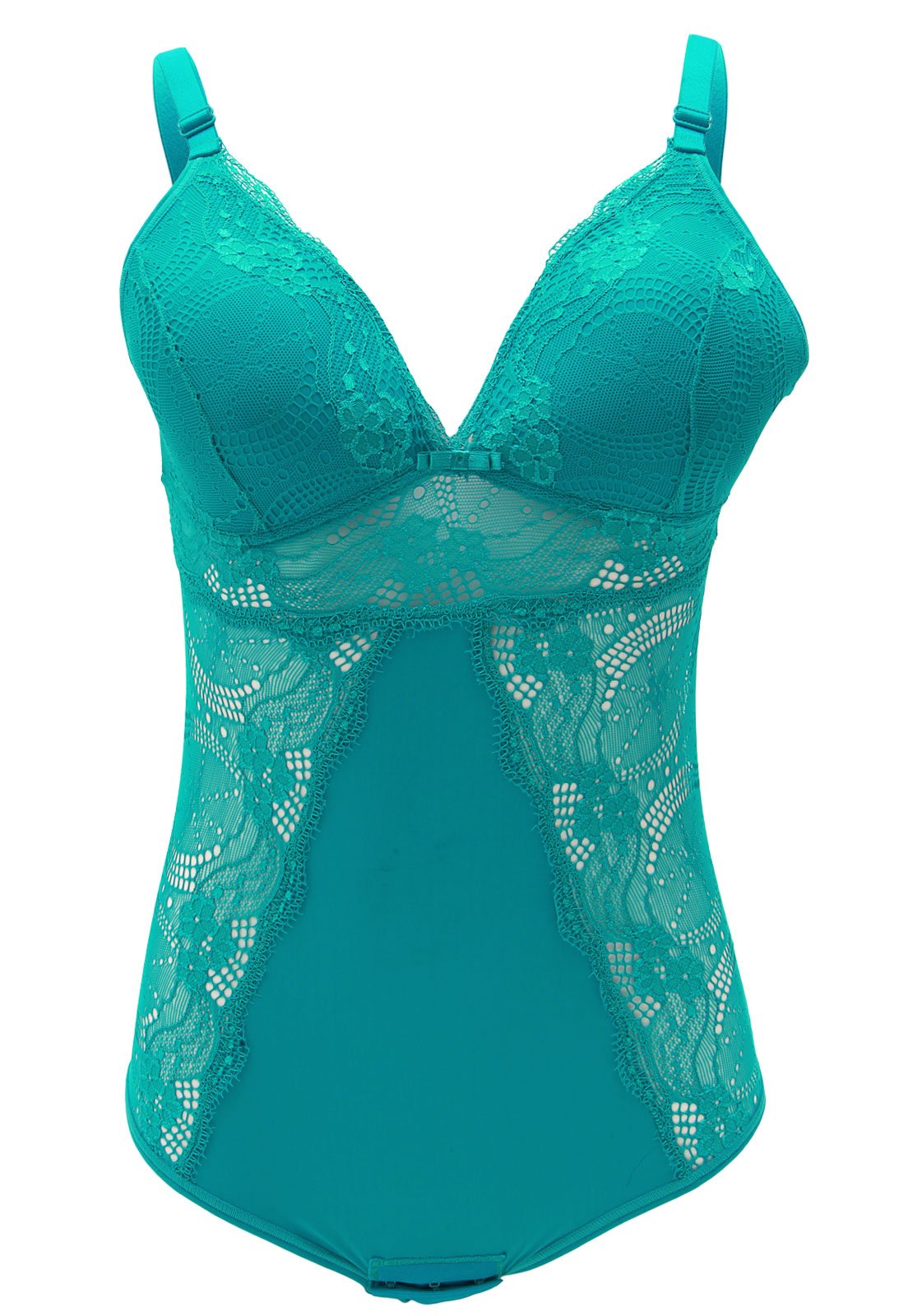 Body Modelador Dilady Renda Verde - Compre Agora | Dafiti Brasil