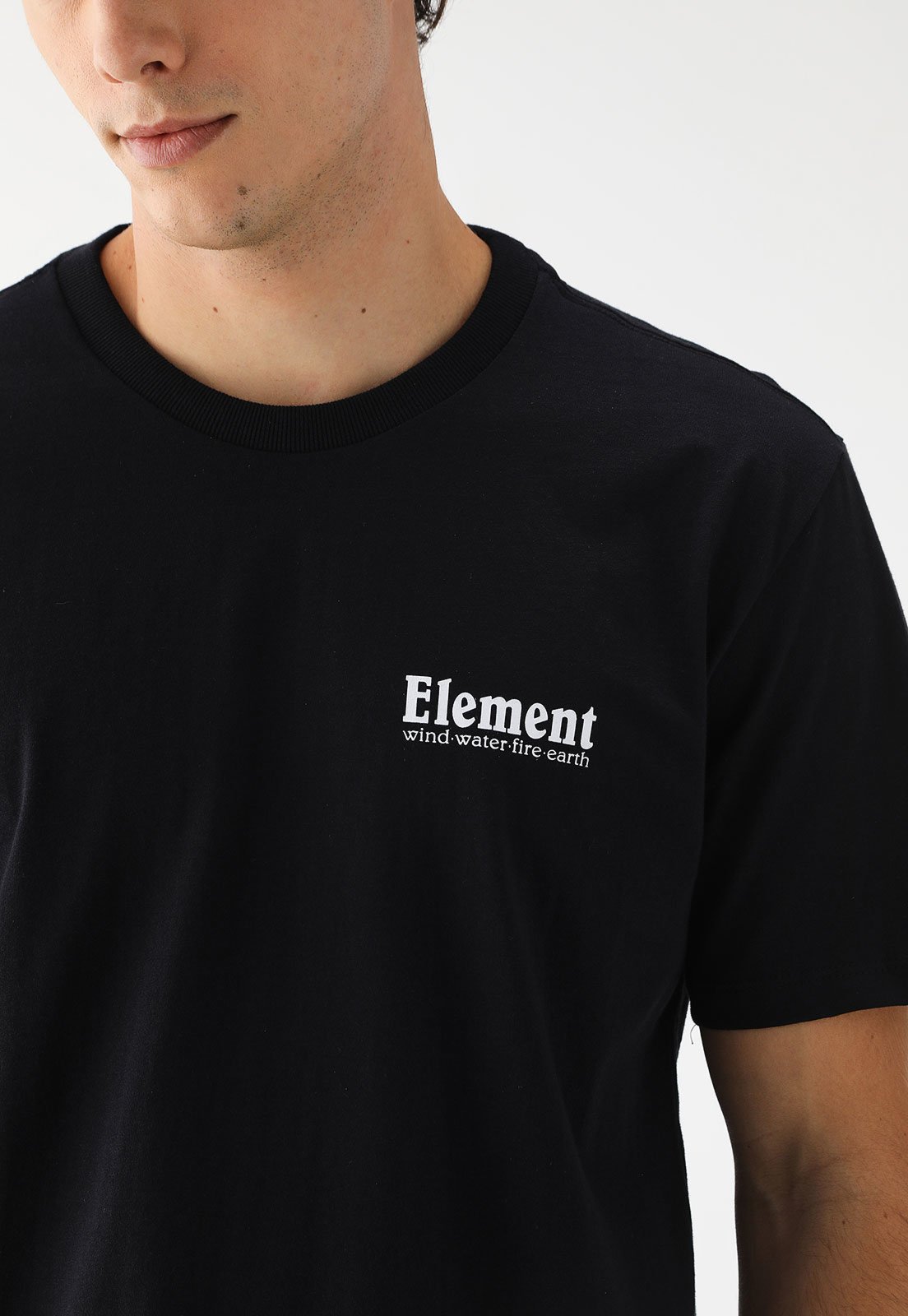 Camiseta Element Reta Mini Element Preta - Compre Agora | Dafiti Brasil