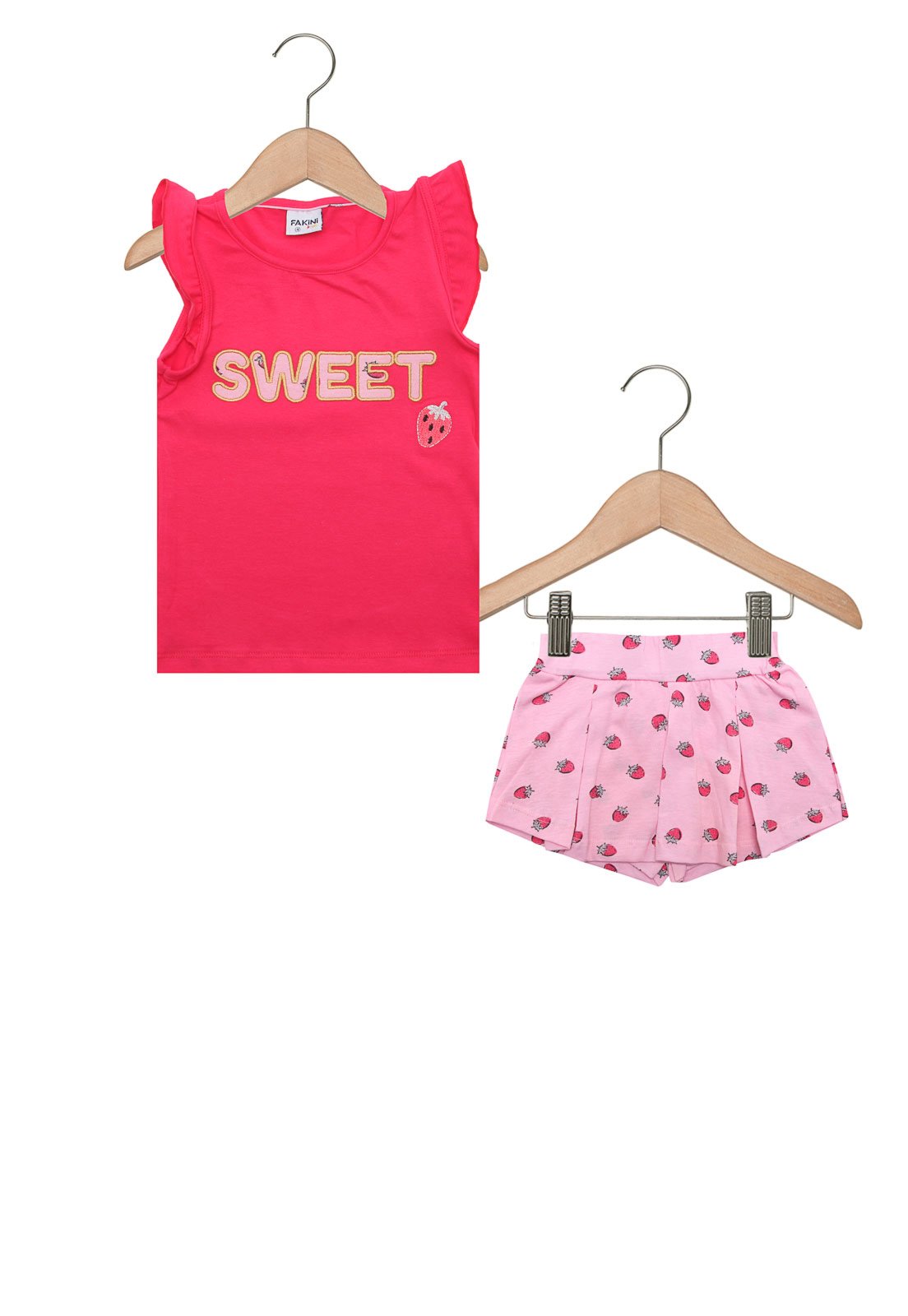 Conjunto 2pçs Fakini Sweet Rosa - Compre Agora | Dafiti Brasil