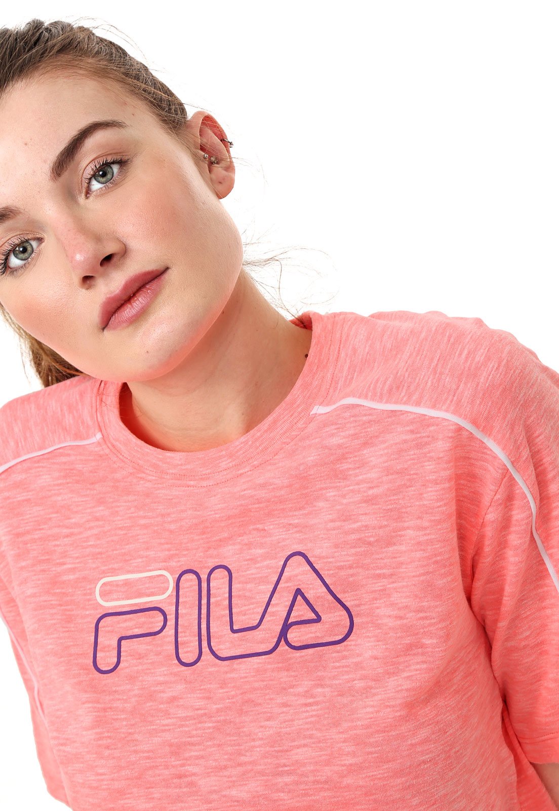Blusa Fila Neon Rosa - Compre Agora | Dafiti Brasil