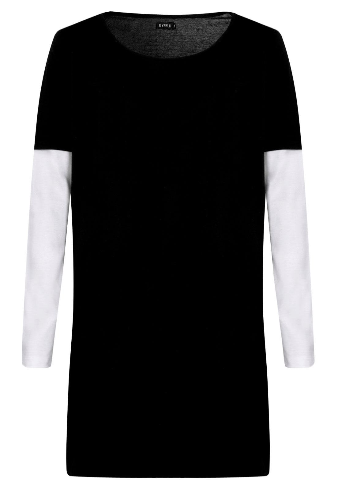 Vestido FiveBlu Sobreposição Preto - Compre Agora | Dafiti Brasil Vestido FiveBlu Sobreposição Preto - Compre Agora | Dafiti Brasil