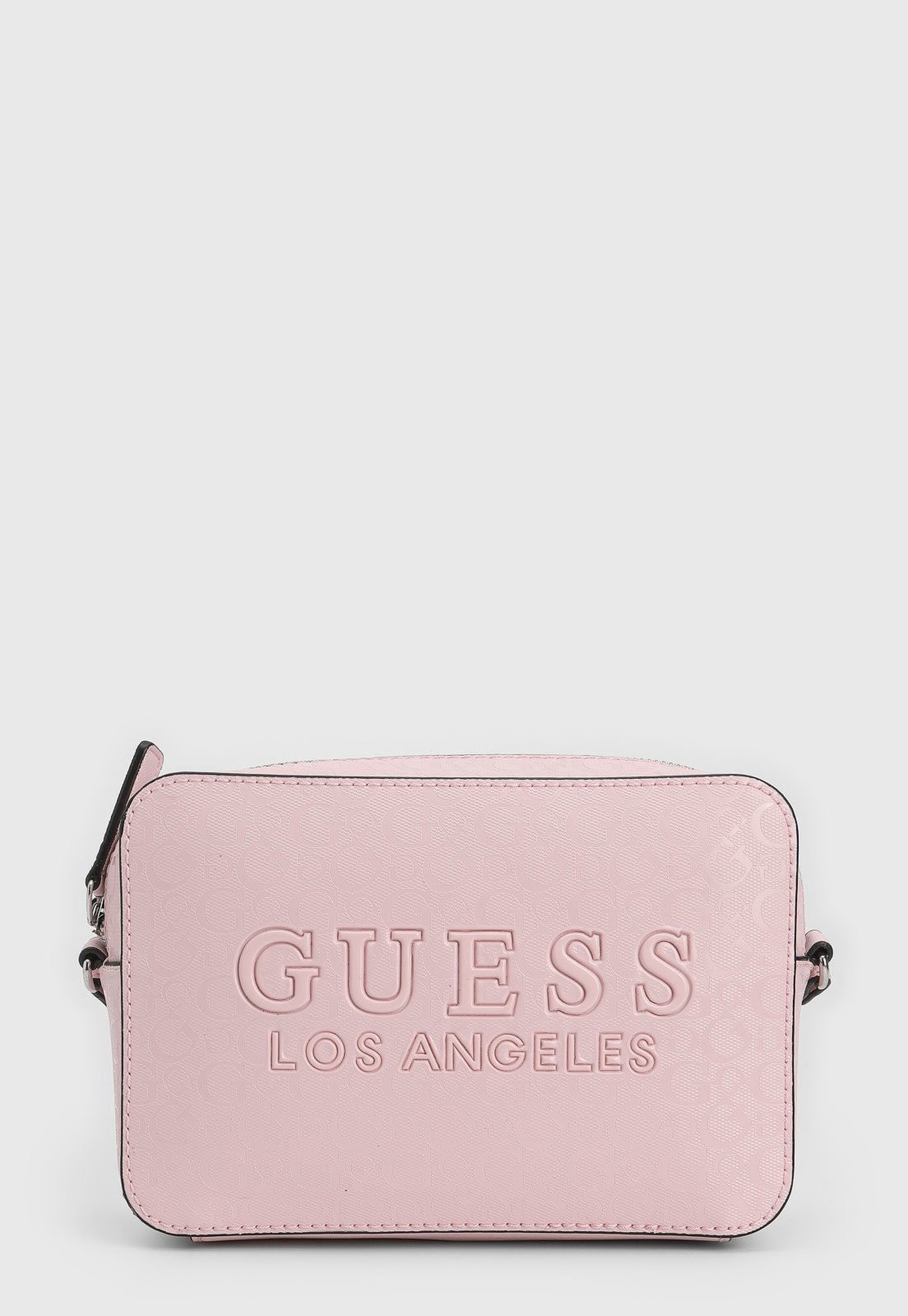 Bolsa Guess Logo Relevo Rosa - Compre Agora | Dafiti Brasil