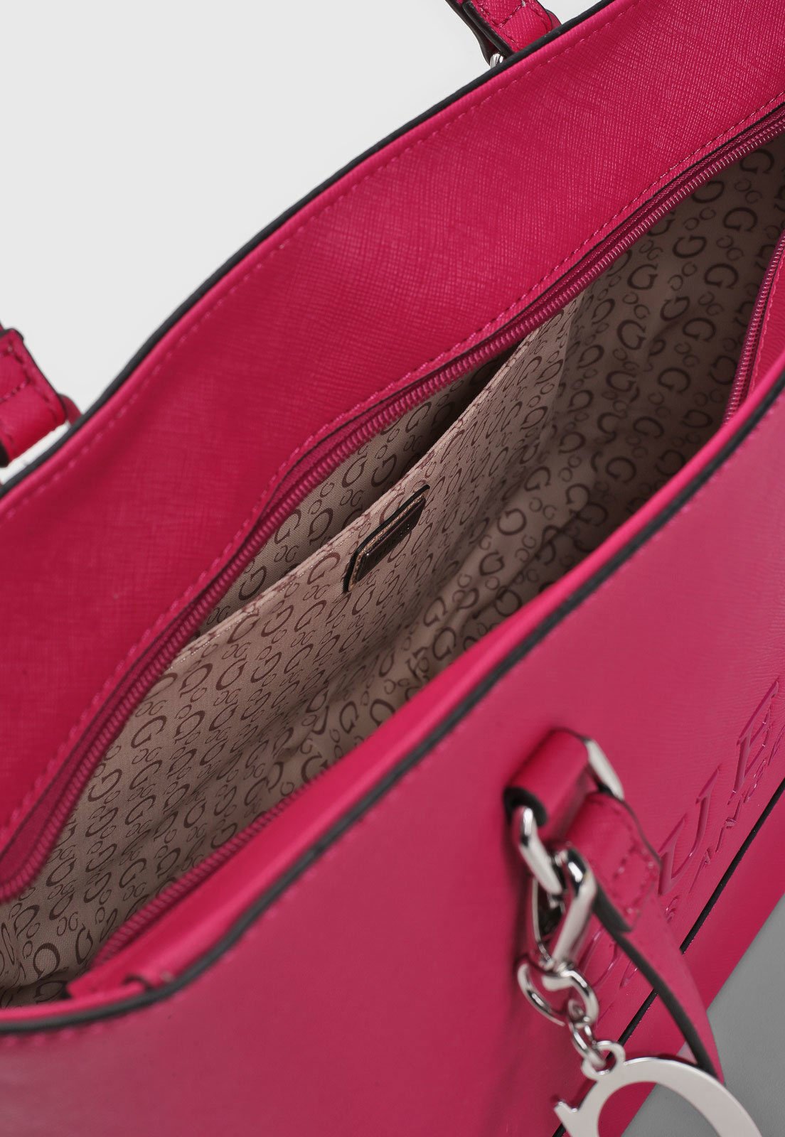 Bolsa Guess Logo Rosa - Compre Agora | Dafiti Brasil