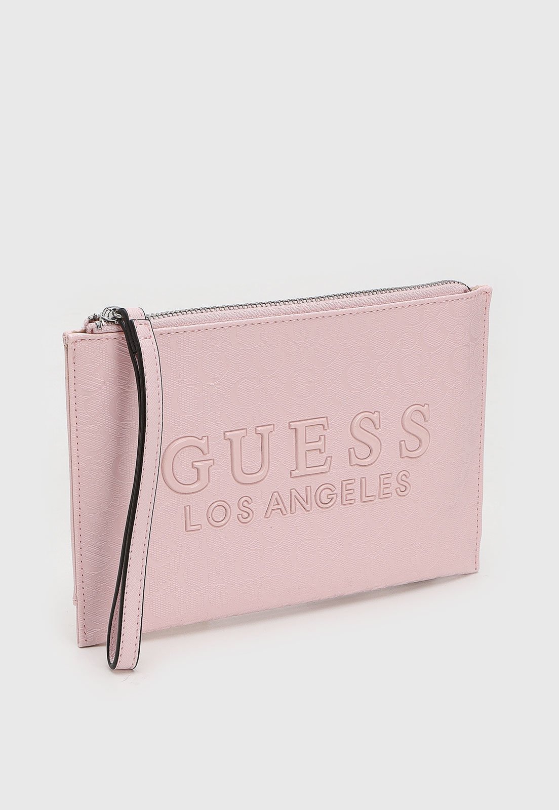 Clutch Guess Logo Rosa - Compre Agora | Dafiti Brasil