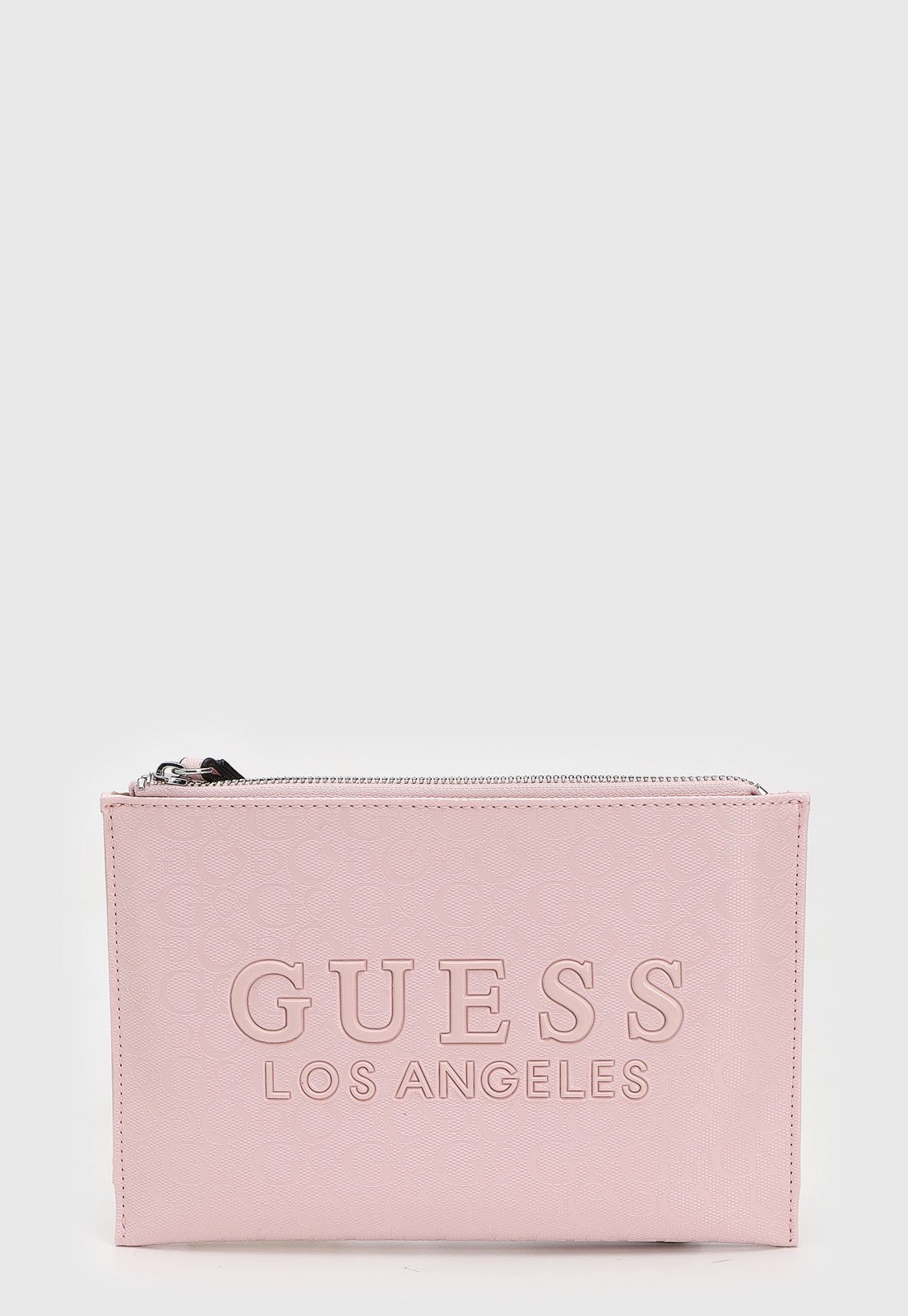 Clutch Guess Logo Rosa - Compre Agora | Dafiti Brasil