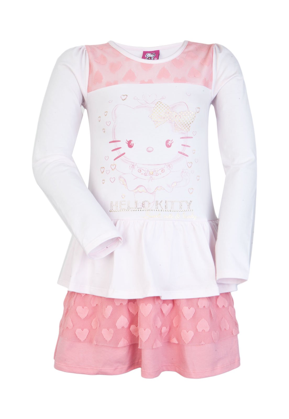 Vestido Hello Kitty Sweet Rosa - Compre Agora | Dafiti Brasil