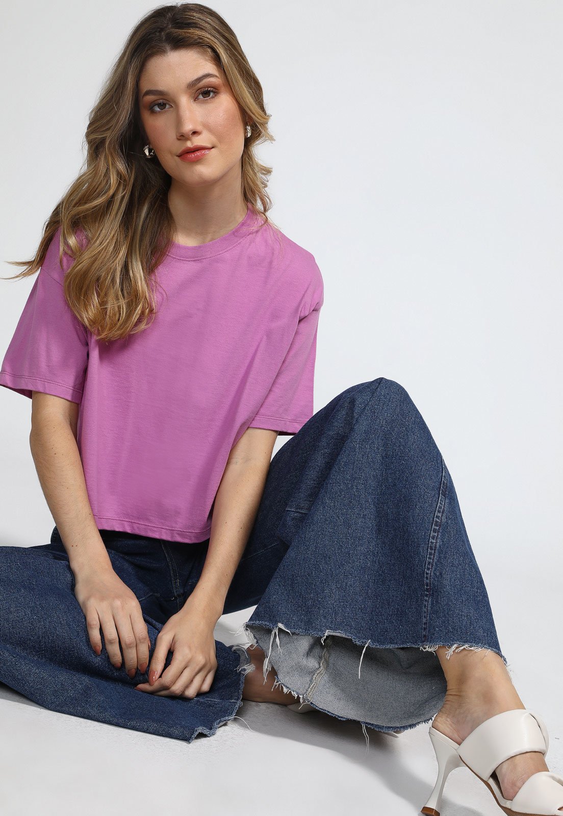 Blusa Hering Lisa Rosa - Compre Agora | Dafiti Brasil