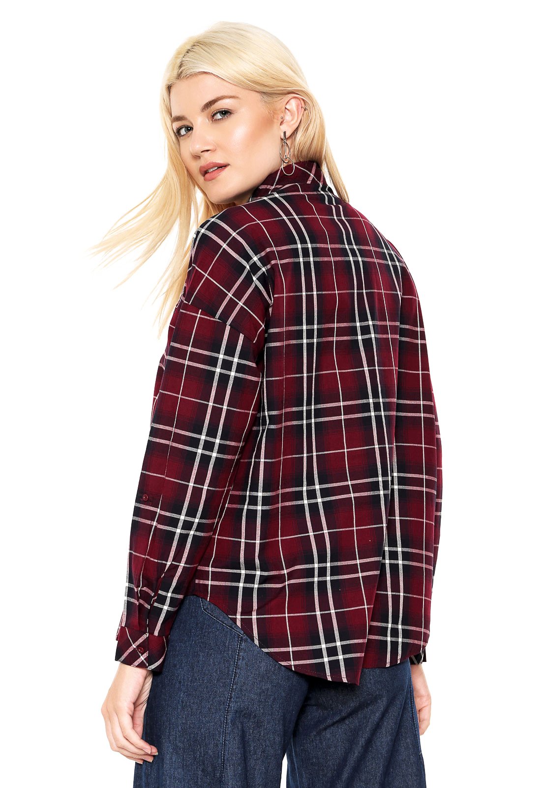 Camisa Hering Xadrez Roxa - Compre Agora | Dafiti Brasil