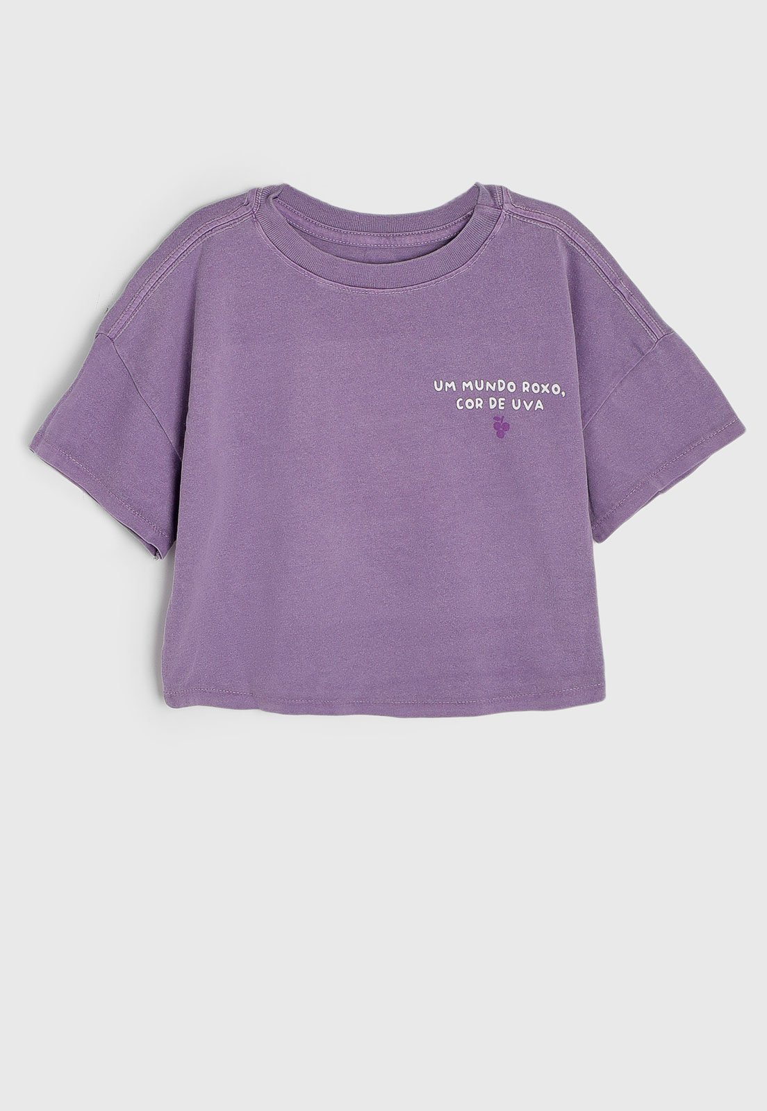 Blusa Infantil Hering Kids Lettering Roxa - Compre Agora | Dafiti Brasil