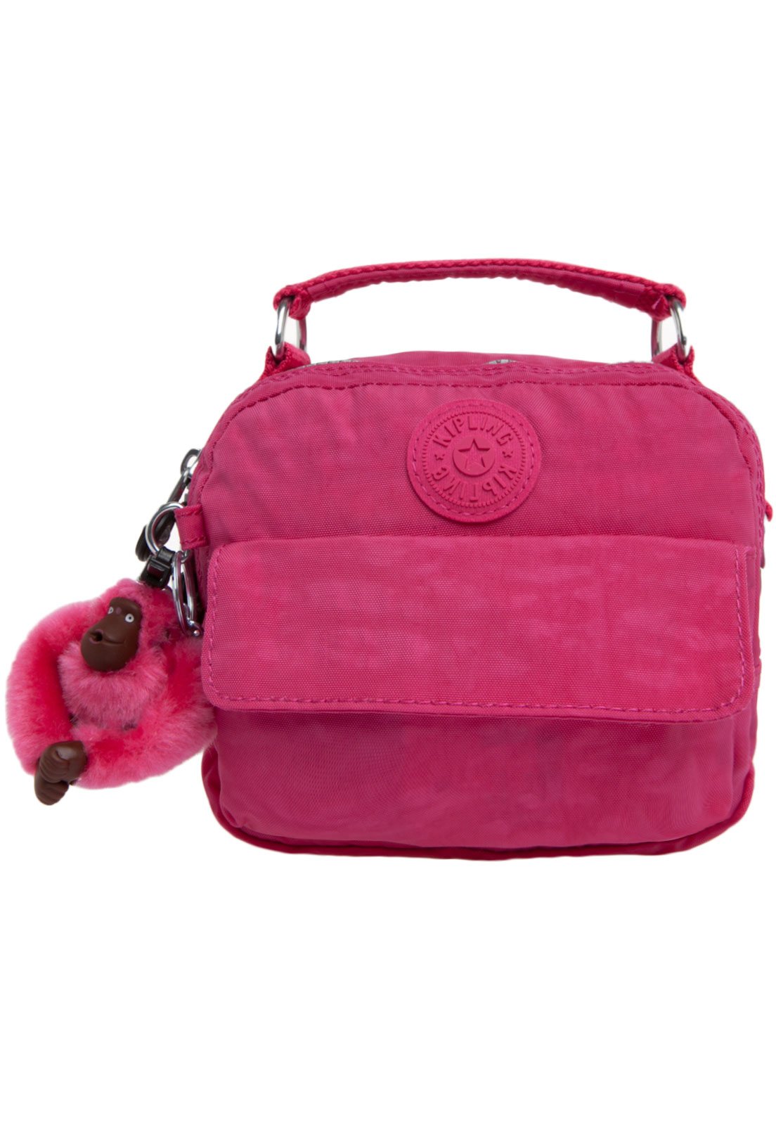 Bolsa Kipling Puck Rosa - Compre Agora | Dafiti Brasil