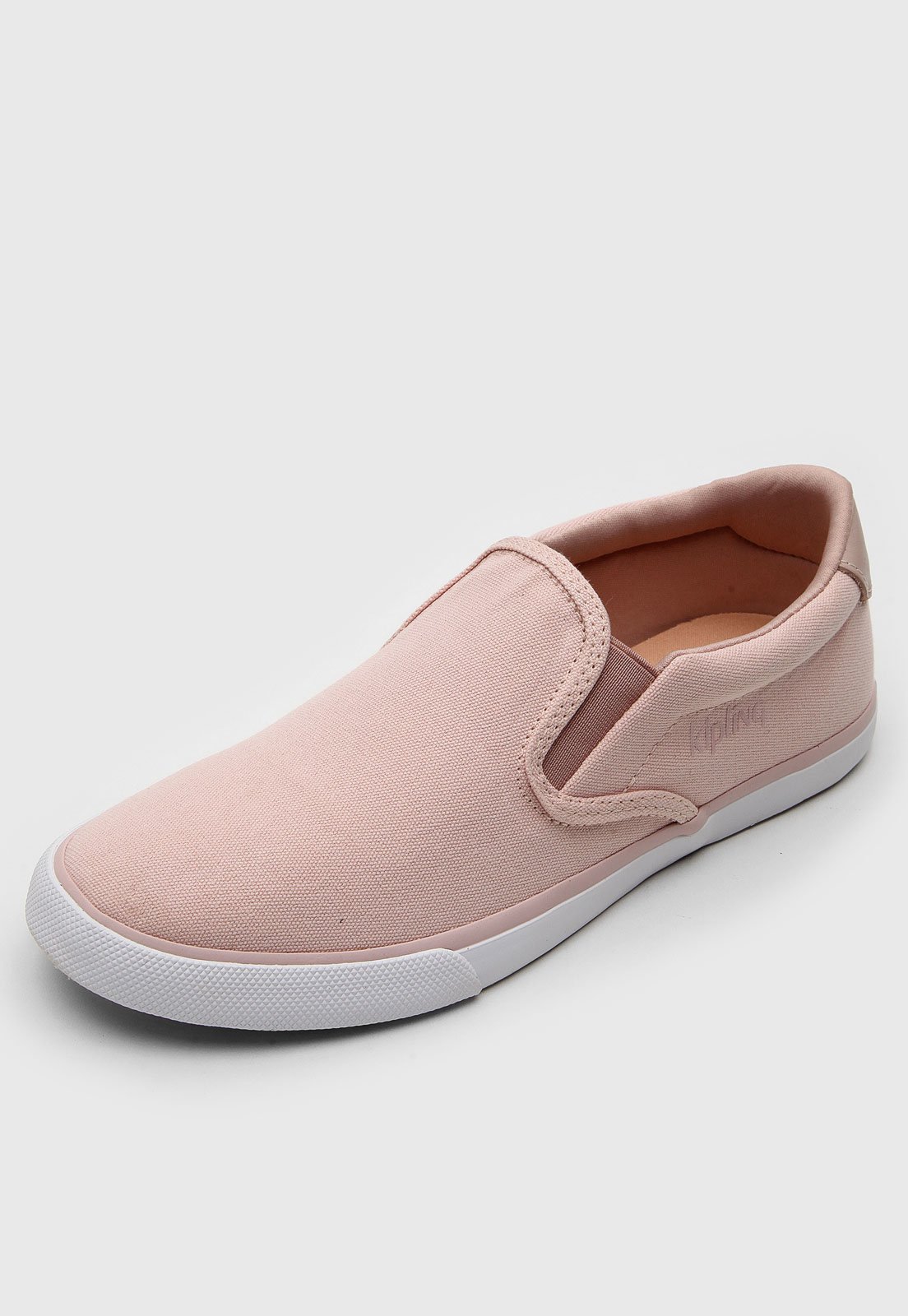 Slip On Kipling Liso Rosa - Compre Agora | Dafiti Brasil