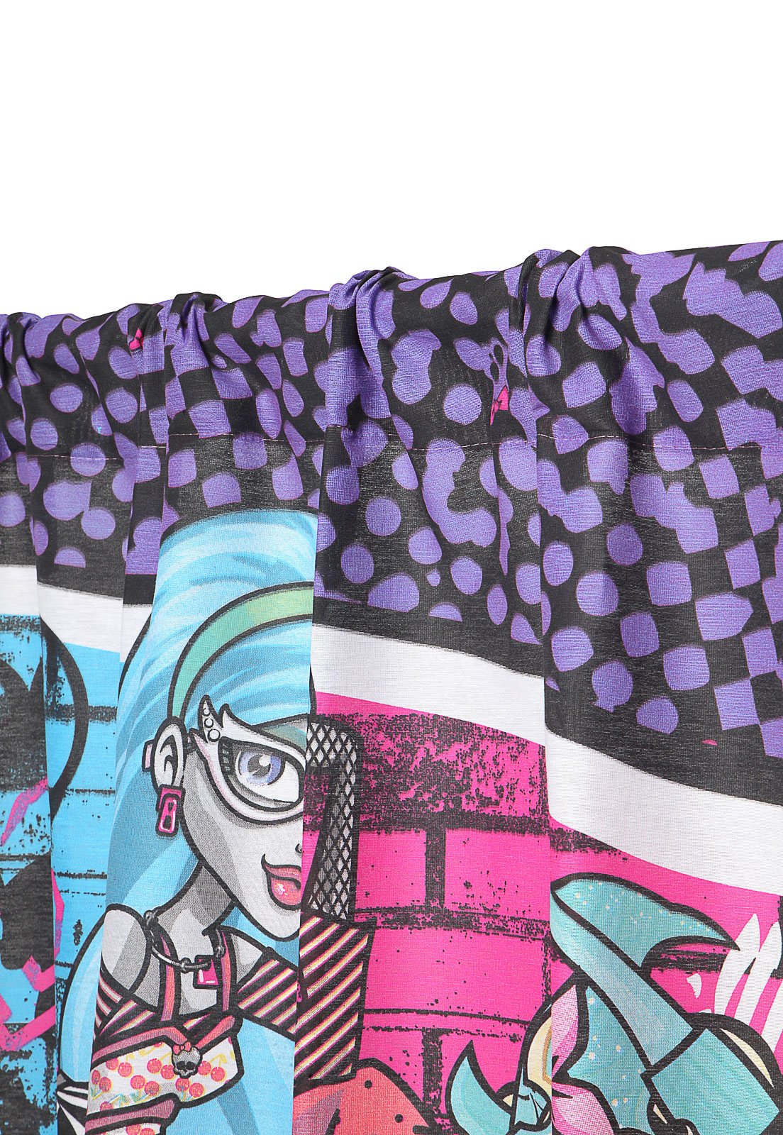 Cortina Lepper Monster High Roxa - Compre Agora | Dafiti Brasil