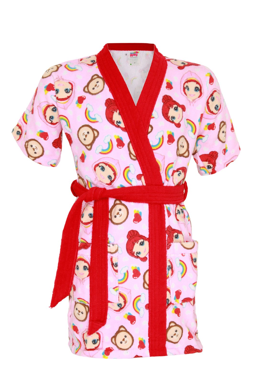 Roupão Lepper Rainbow Ruby Rosa - Compre Agora | Dafiti Brasil