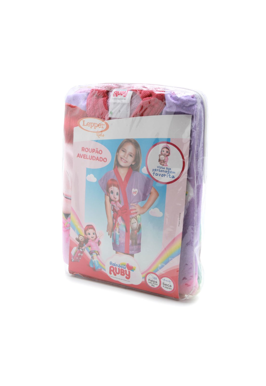 Roupão Lepper Rainbow Ruby Rosa - Compre Agora | Dafiti Brasil