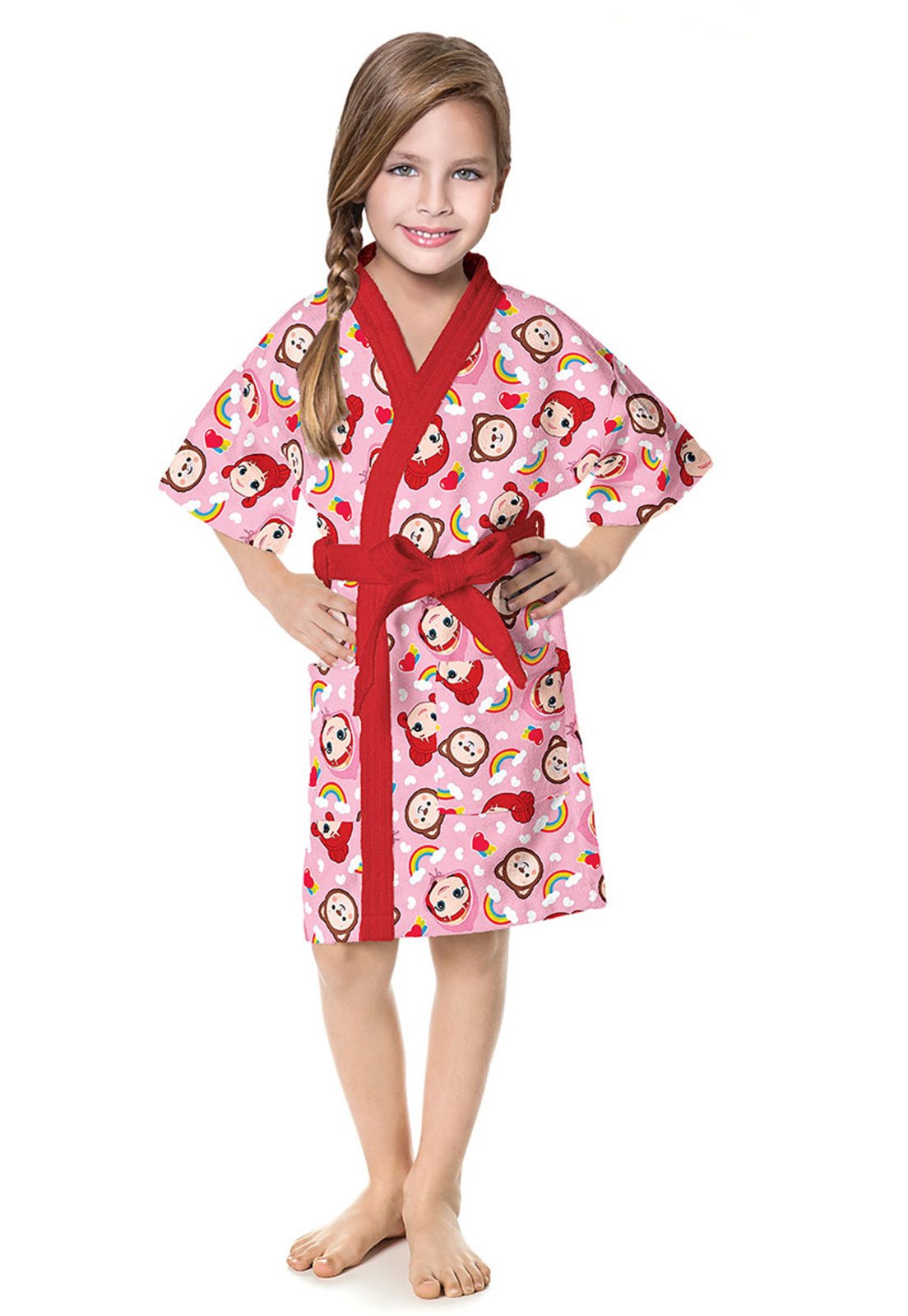 Roupão Lepper Rainbow Ruby Rosa - Compre Agora | Dafiti Brasil