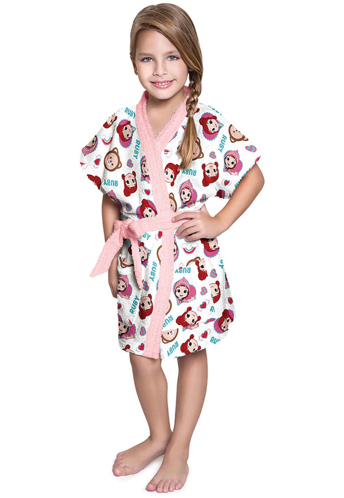 Roupão Lepper Rainbow Ruby Rosa - Compre Agora | Dafiti Brasil