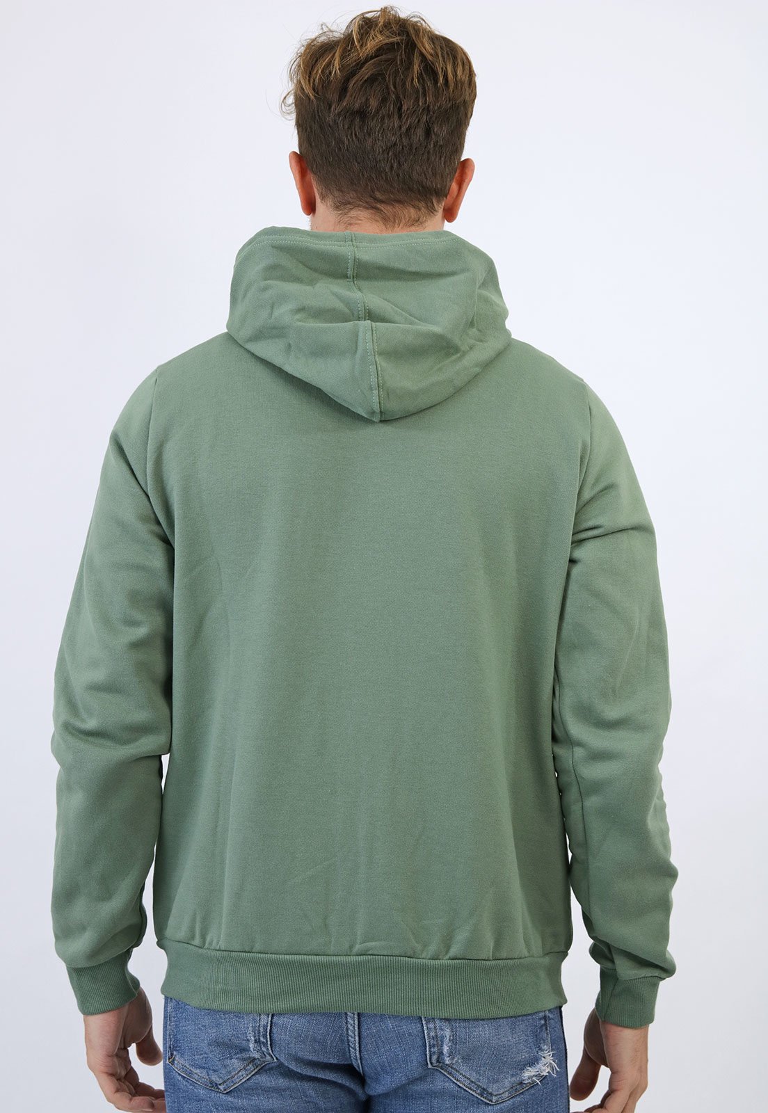 Moletom Aberto Malwee Liso Verde - Compre Agora | Dafiti Brasil