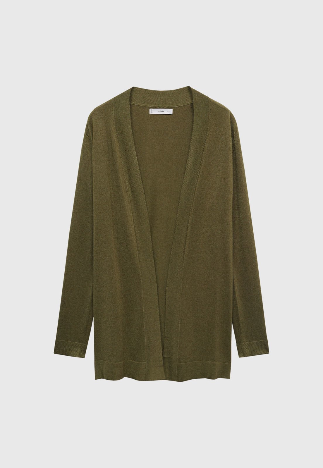 Maxi Cardigan Tricot Mango Liso Verde - Compre Agora | Dafiti Brasil