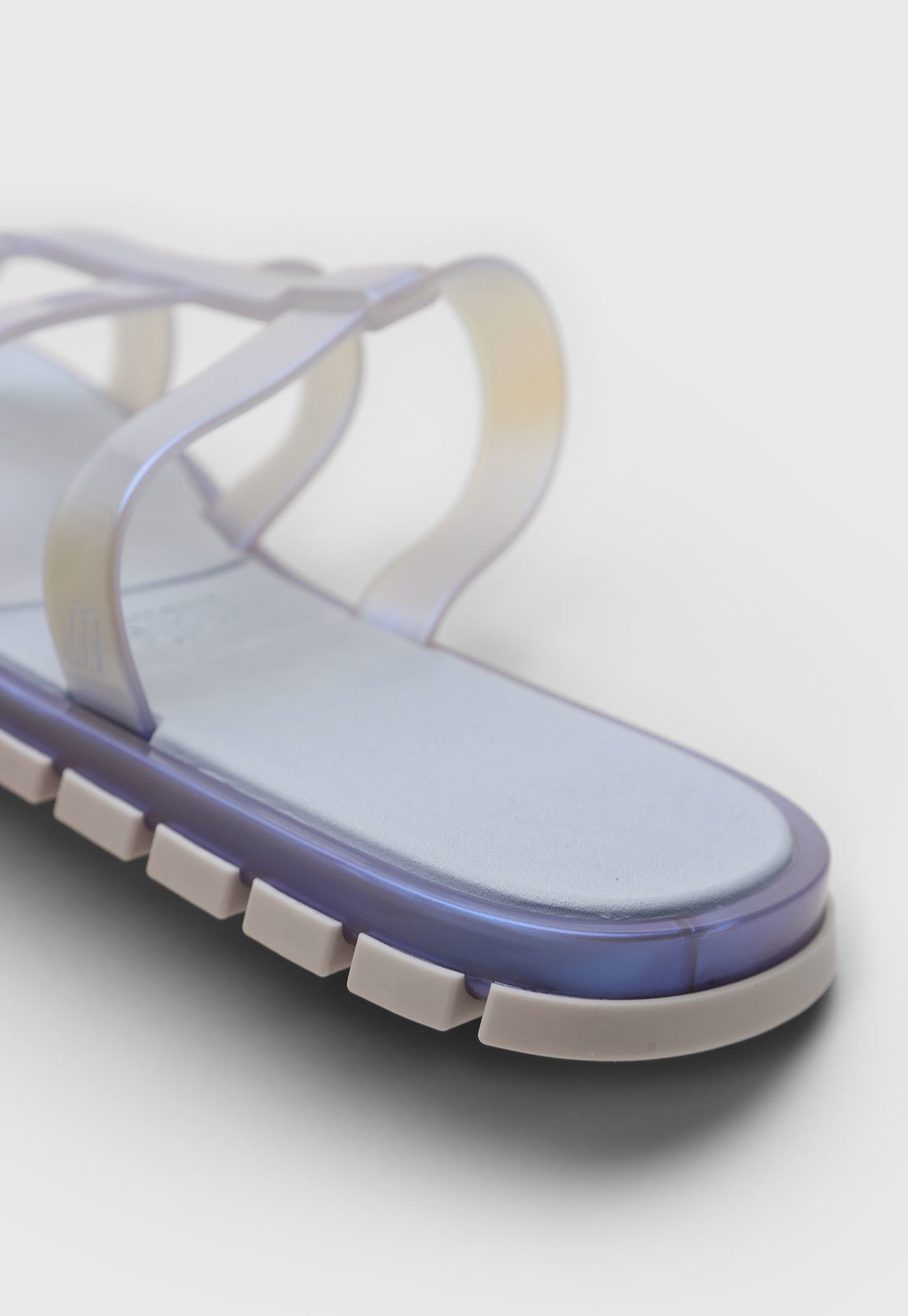 Rasteira Melissa Path Slide Branca - Compre Agora | Dafiti Brasil