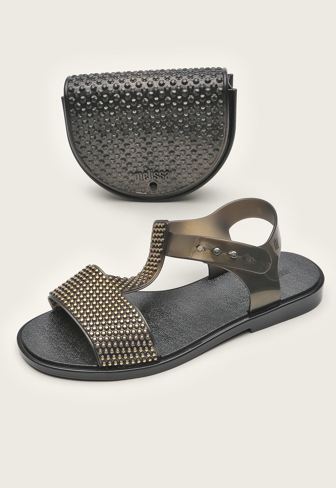 Rasteira Melissa Rise Preta - Compre Agora | Dafiti Brasil