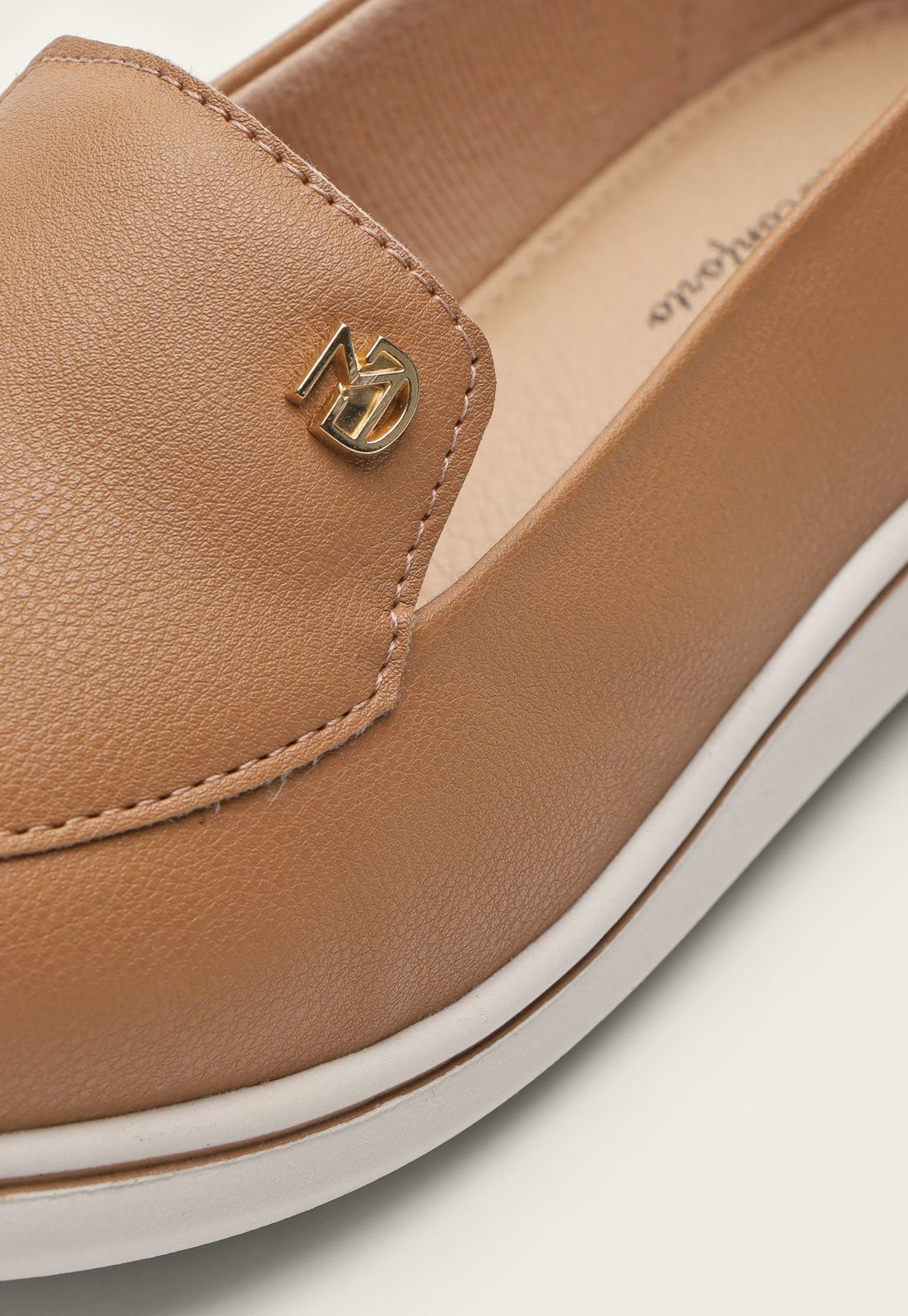 Slipper Modare Logo Caramelo - Compre Agora | Dafiti Brasil