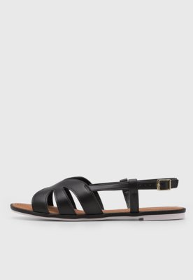 Rasteirinha Rasteira Feminina Moleca Fechada Preta - Compre Agora ...