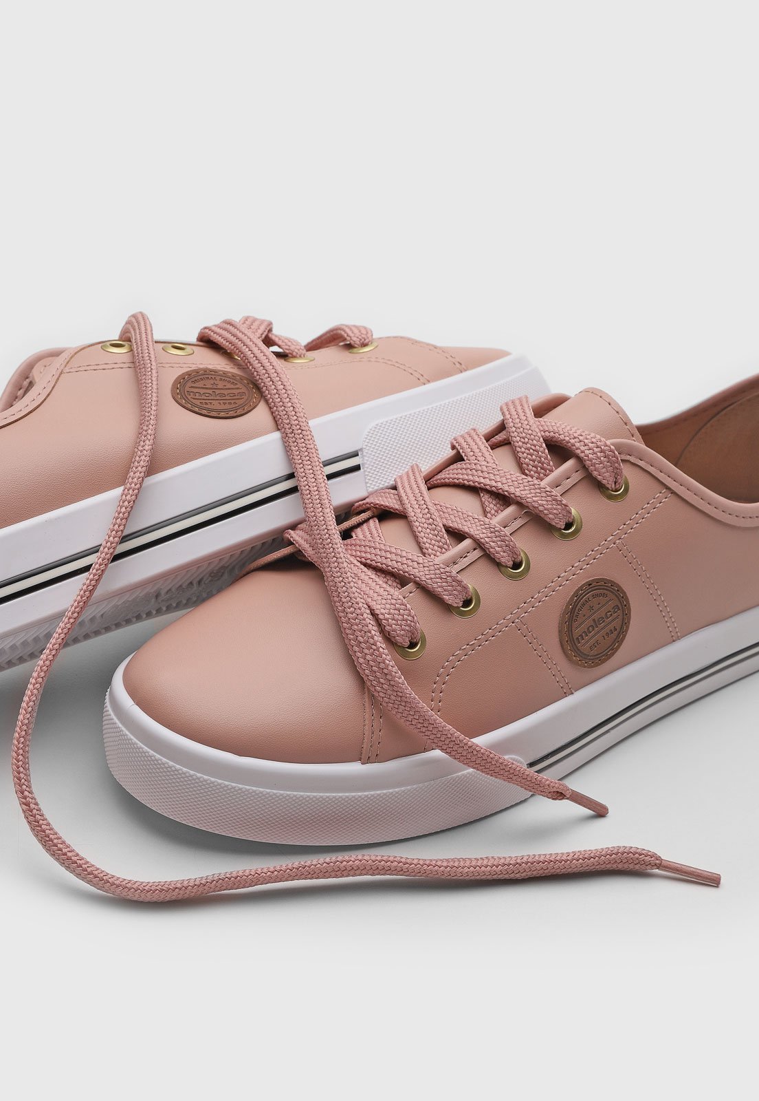 Tênis Moleca Logo Rosa - Compre Agora | Dafiti Brasil