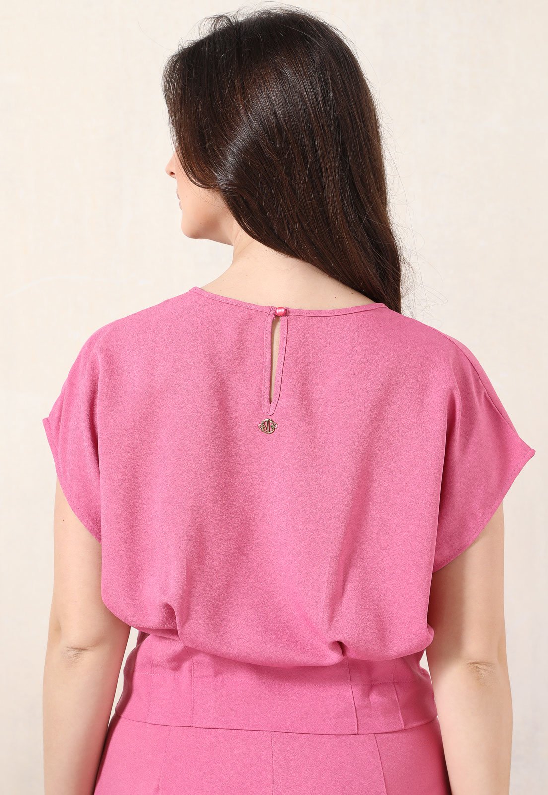 Blusa Morena Rosa Lisa Rosa - Compre Agora | Dafiti Brasil