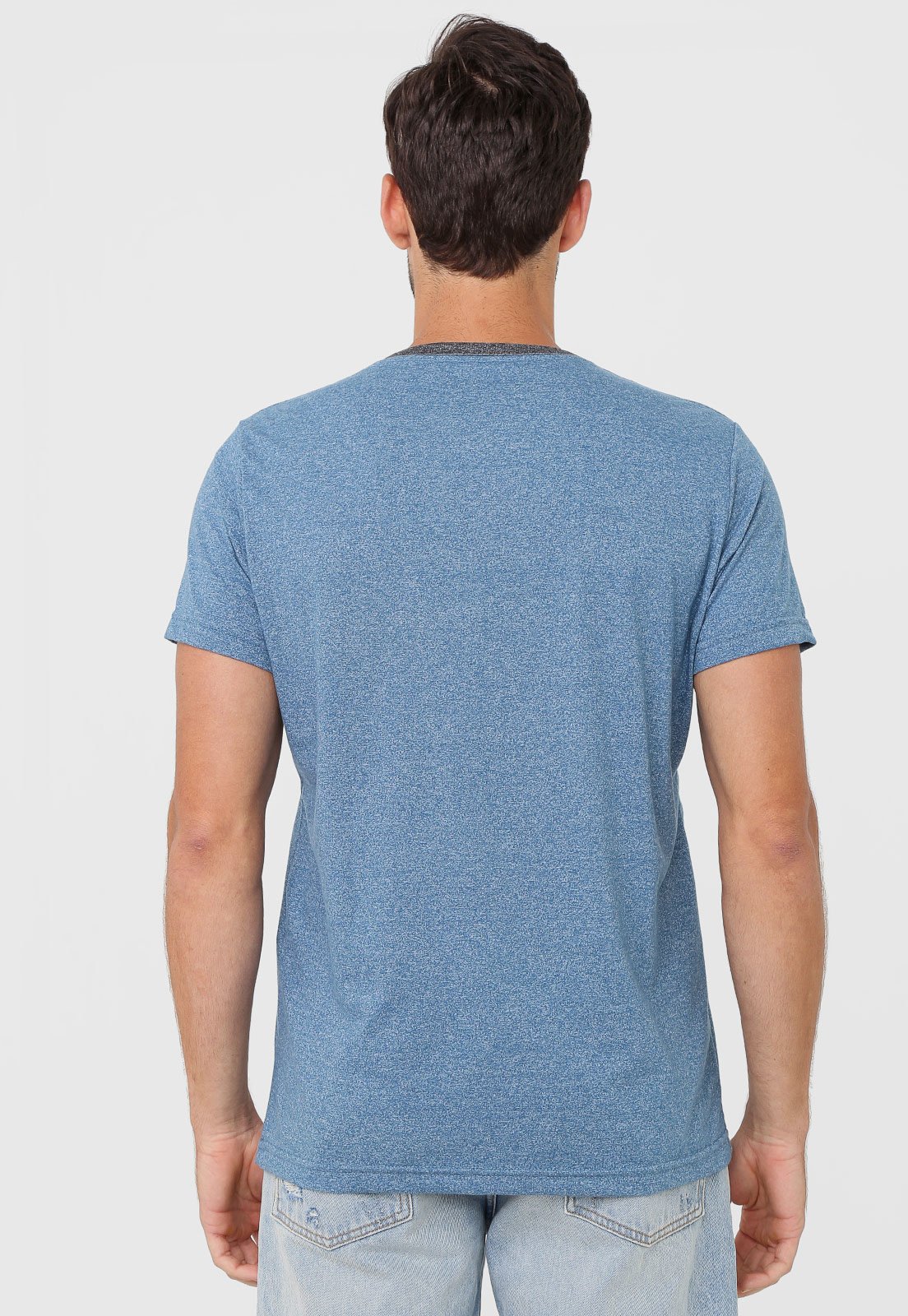 Camiseta Onbongo Lettering Azul - Compre Agora | Dafiti Brasil