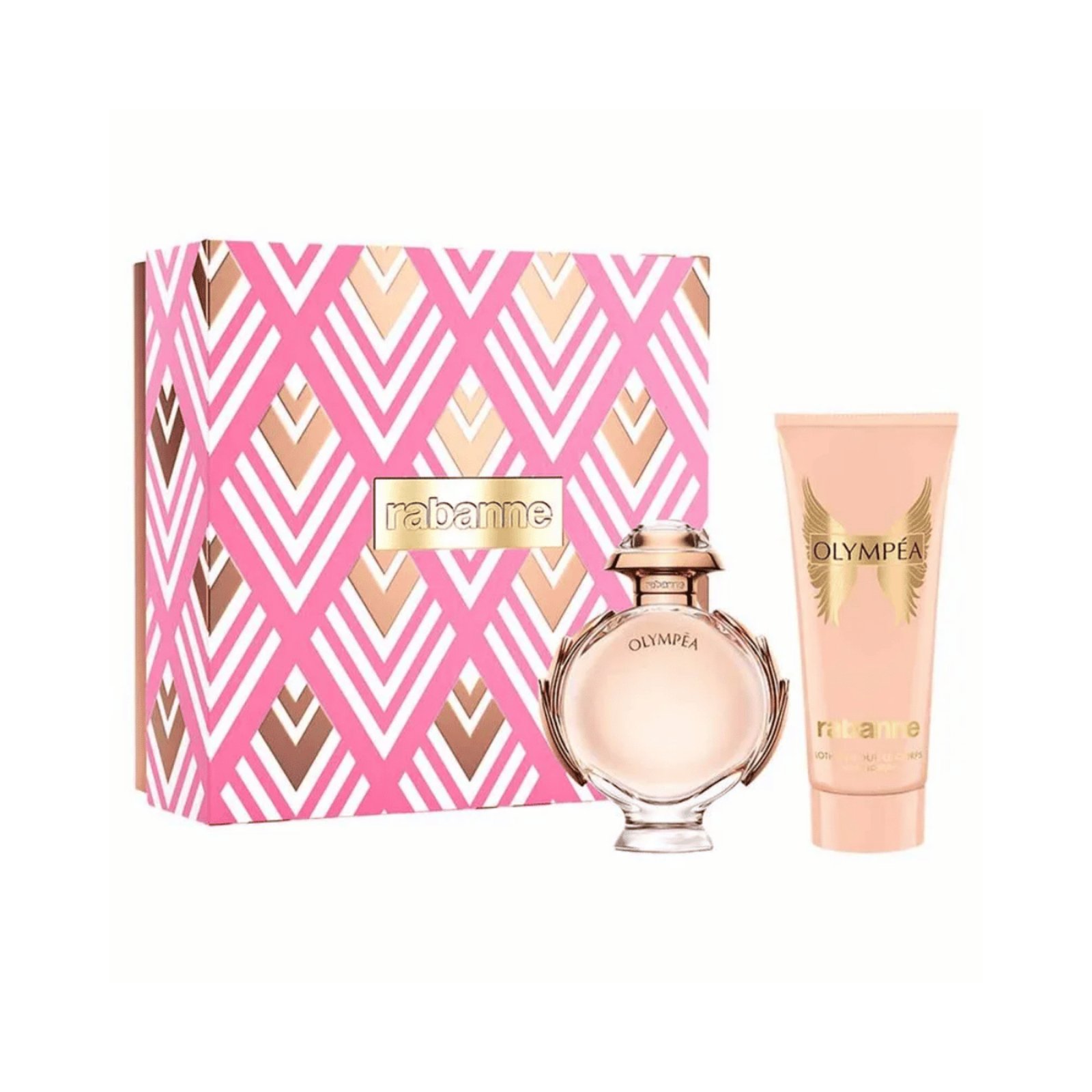 Coffret Rabanne Olympéa Eau de Parfum Body Lotion - Compre Agora ...