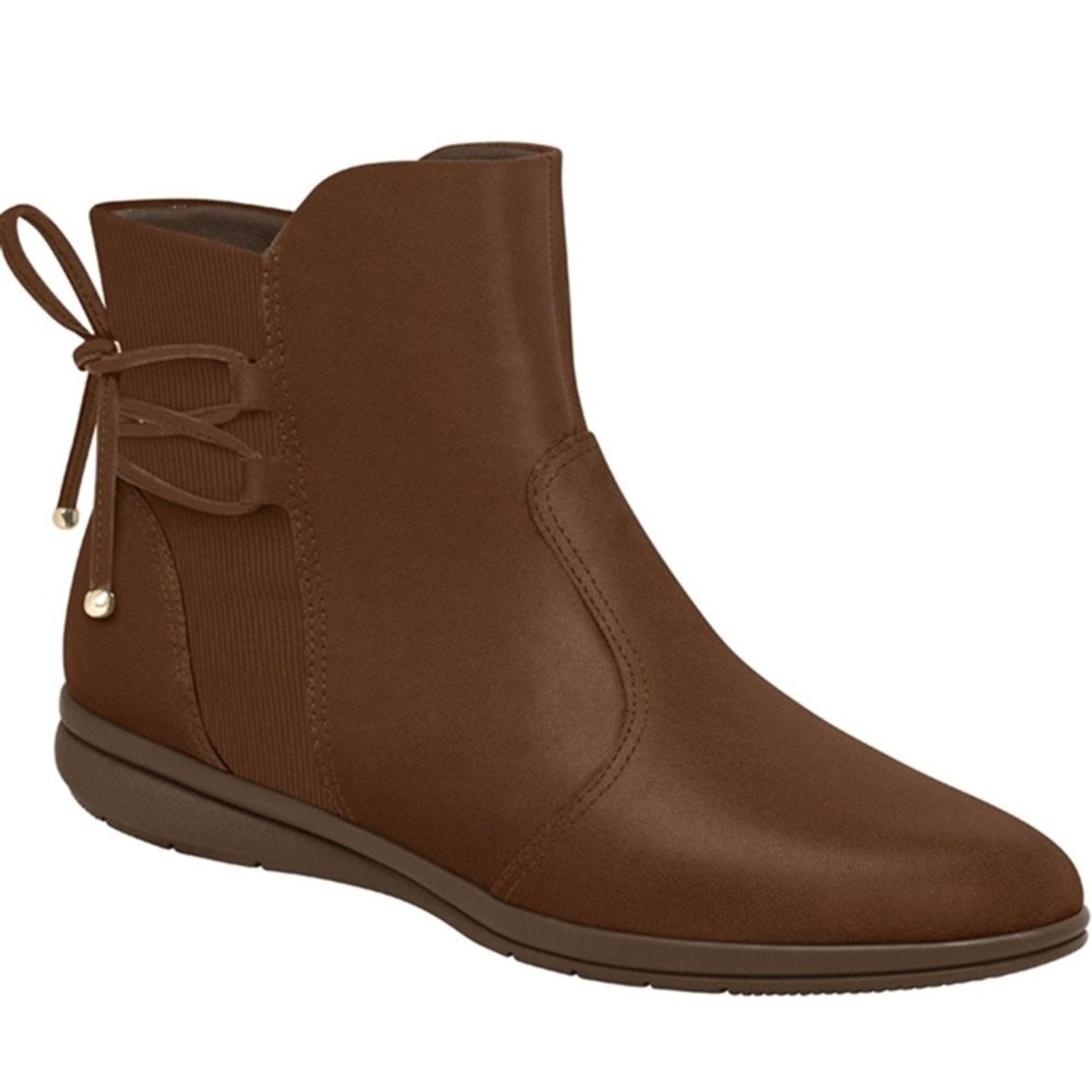 Bota Cano Curto Sandy Salto Anabela Baixo Chocolate - Compre Agora ... Bota Cano Curto Sandy Salto Anabela Baixo Chocolate - Compre Agora ...