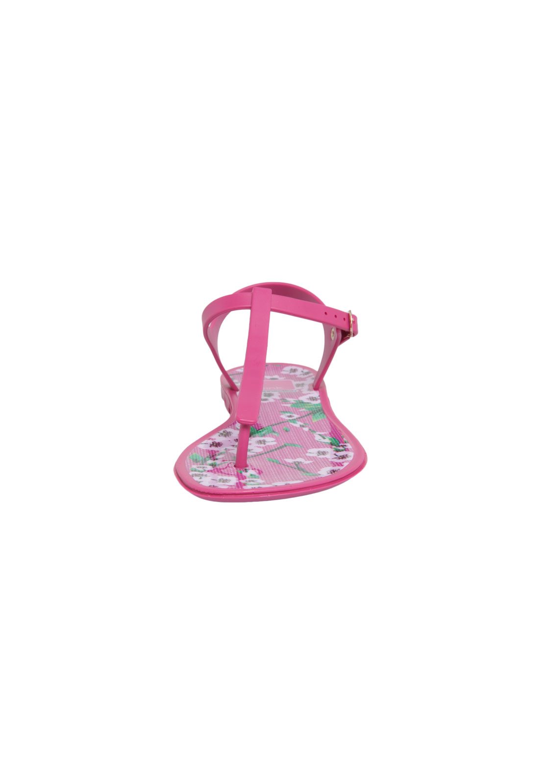 Rasteira Pink Connection Flowers Rosa - Compre Agora | Dafiti Brasil